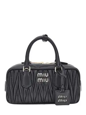 Miu Miu Arcadie Shoulder Bag Black
