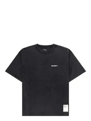 Satisfy Mothtech Distressed T-shirt Black