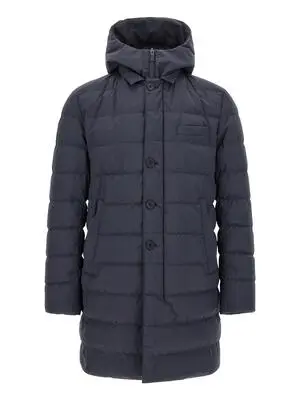 Herno Herno Men 'Herno Piumino Medio' Down Jacket Blue