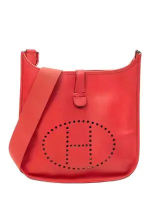 Hermès Gm Evelyne Iii Shoulder Bag Red