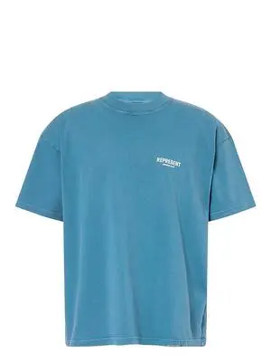 REPRESENT Owners Club Logo-print Cotton T-shirt Xl Tide