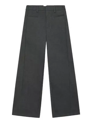 B+AB Patch-pocket Wide-leg Trousers Grey