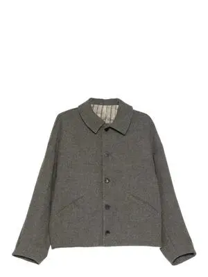 DEVOA Button-up Wool Jacket