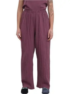 BASERANGE Folio Elasticated-waistband Trousers Red