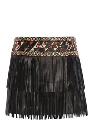 VALENTINO Fringed Skirt