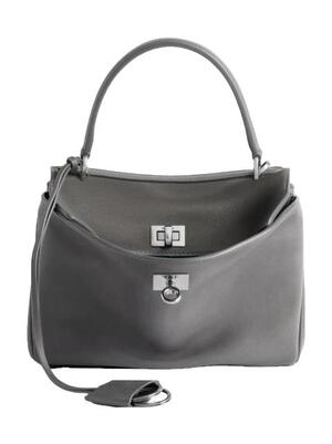 Balenciaga Women's Rodeo Handbag Mini In Grey Grey