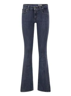 DONDUP  Flared Stretch Jeans Blue