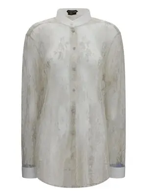TOM FORD Tom Ford Floral Lace Shirt