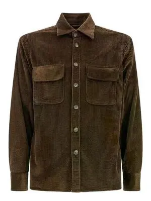 TINTORIA MATTEI 954 Corduroy-textured Shirt Jacket