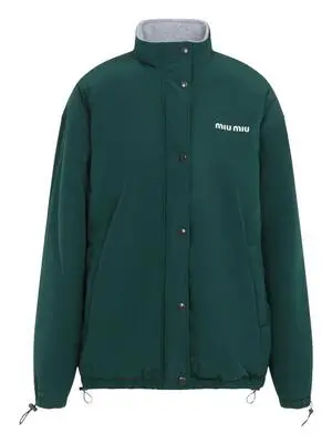 Miu Miu Miu Miu Green Jackets - Oversized Jackets Women Green