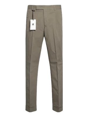 PT TORINO Edge Turn-up Trousers Gray