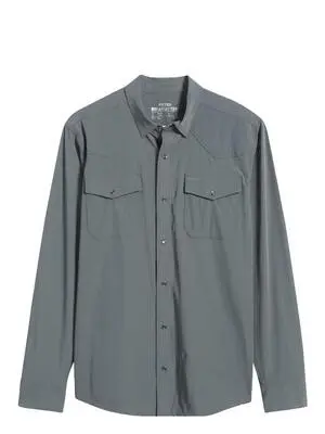 Ariat Frontiertough Venttek Long Sleeve Performance Western Shirt Iron Gate