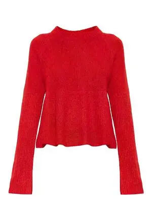 LISA YANG Portia Peplum Sweater