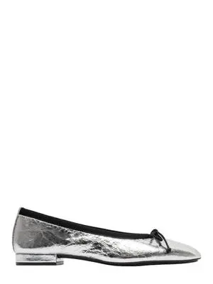 Bernardo Barbara Ballet Flats Silver