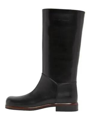 Proenza Schouler Esme Leather Boots Black