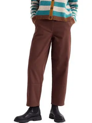 SEASALT CORNWALL Painted Forms Tapered Cropped Trousers - Seedbed
