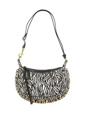 Isabel Marant Étoile Isabel Marant Oskan Moon Bag In Black & White. Zebra