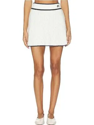 MALBON Malbon Irene Knit Skirt In Grey.