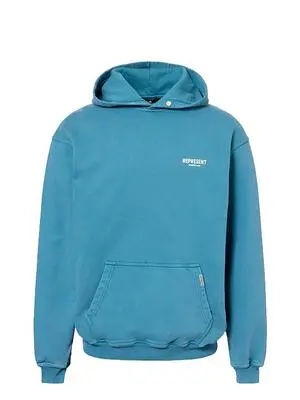 REPRESENT Owners Club Logo-print Cotton Hoody L Tide
