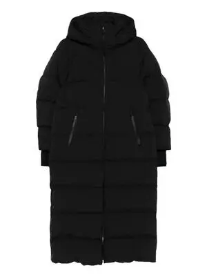 Herno 2layers Hooded Long Down Jacket - Black