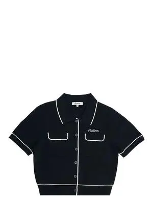 MALBON Jacqueline Polo Shirts 'midnight' Tan