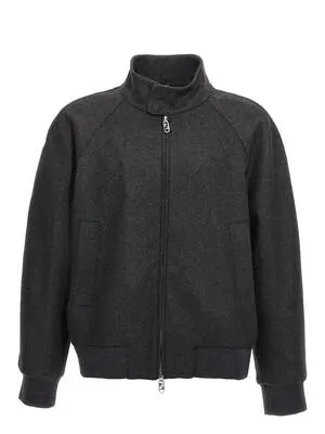 Fendi Fendi Men Cashmere Jacket Gray