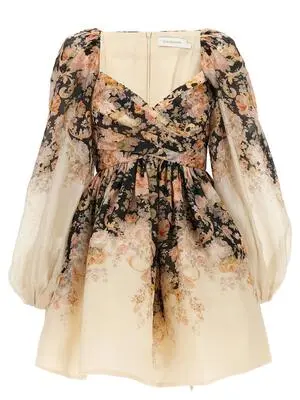 Zimmermann Zimmermann Women 'Illustration Draped Mini' Dress Multicolor