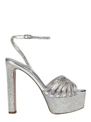 LE SILLA Embrace Crystal-embellished Platform Sandals
