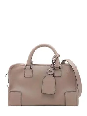 Loewe 2010-2026 Leather Amazona 23 Satchel Neutrals