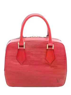 LOUIS VUITTON 2001 Sablon Epi Tote Bag Red