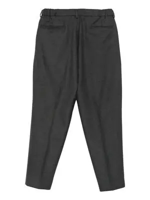 BE ABLE Pleated Elasticated-waistband Trousers