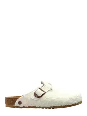 BIRKENSTOCK X Cole Bennett Boston Wooly Moon Brushed-effect Mules Neutrals