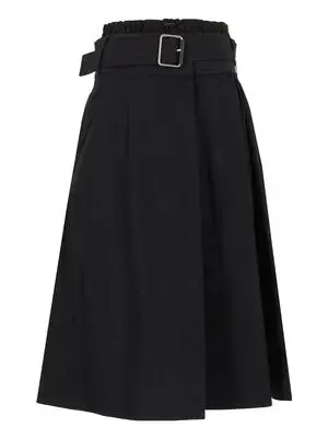 LOEWE Loewe Women Technical Cotton Fabric Skirt