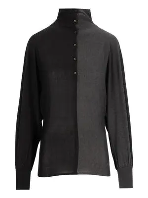 Jacquemus Jacquemus Women Losange Polo Shirt Black
