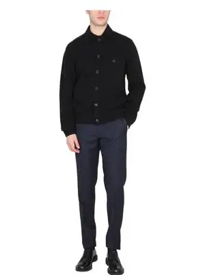 TOM FORD Long-sleeve Polo Jumper - Black
