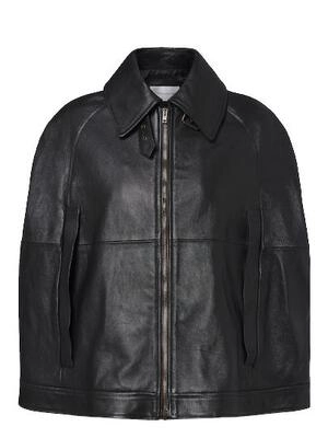 7 For All Mankind Leather Cape No