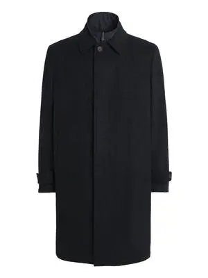 CORNELIANI Virgin Wool-cashmere Overcoat