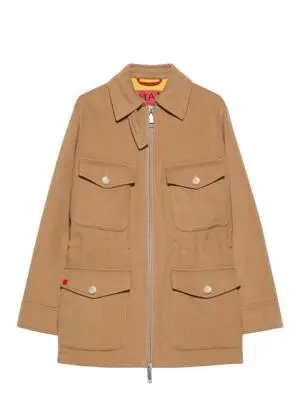 Max & Co. Double-woven Wool Field Jacket Camel