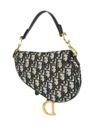 DIOR Mini Trotter Oblique Saddle Tote Bag