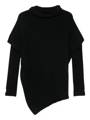 VANISE Cashmere Cowl-neck Sweater