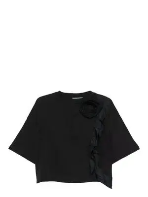 Max Mara Frilly Jersey T-shirt - Ultramarine Blue