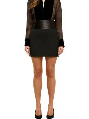 L'AGENCE Truth Cummerbund Skirt