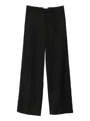 MARSEM Pressed-crease Wide-leg Trousers