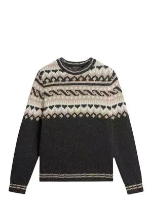 WOOLRICH Fair Isle-knit Jumper