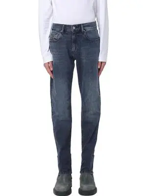 DIESEL® D-strukt Mid-rise Slim Fit Jeans In Stretch Denim Navy