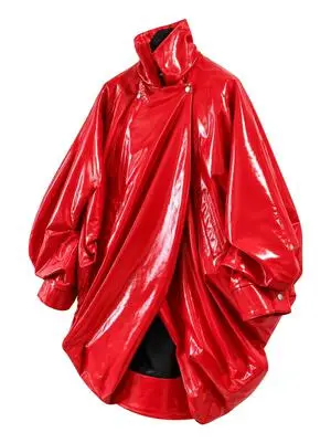 JULIA ALLERT Oversized Lacquer Cocoon Jacket –