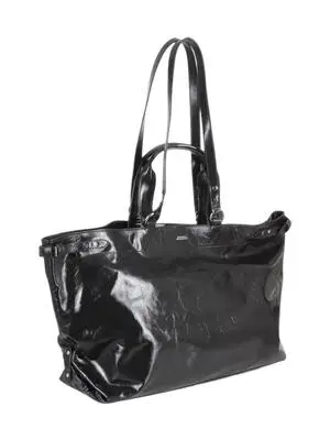 Isabel Marant Étoile Winna Tote Bag In Leather - Black