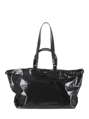 Isabel Marant Étoile Winna Tote Bag In Leather - Black