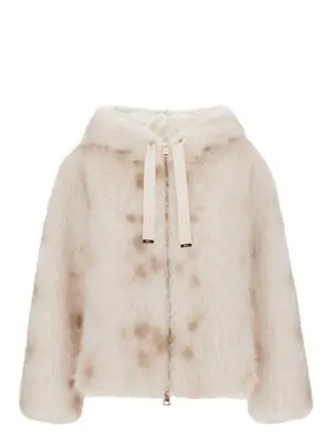 Herno Giacca In Tocco Pelliccia Effetto Lince Women Multicolor