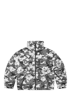 DENIM TEARS Cotton Wreath Camo Puffer Jacket